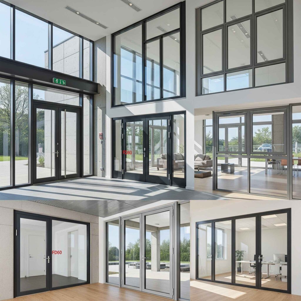 Aluminium Fire & Non-Fire Rated Doors and Windows - Fortis Fire