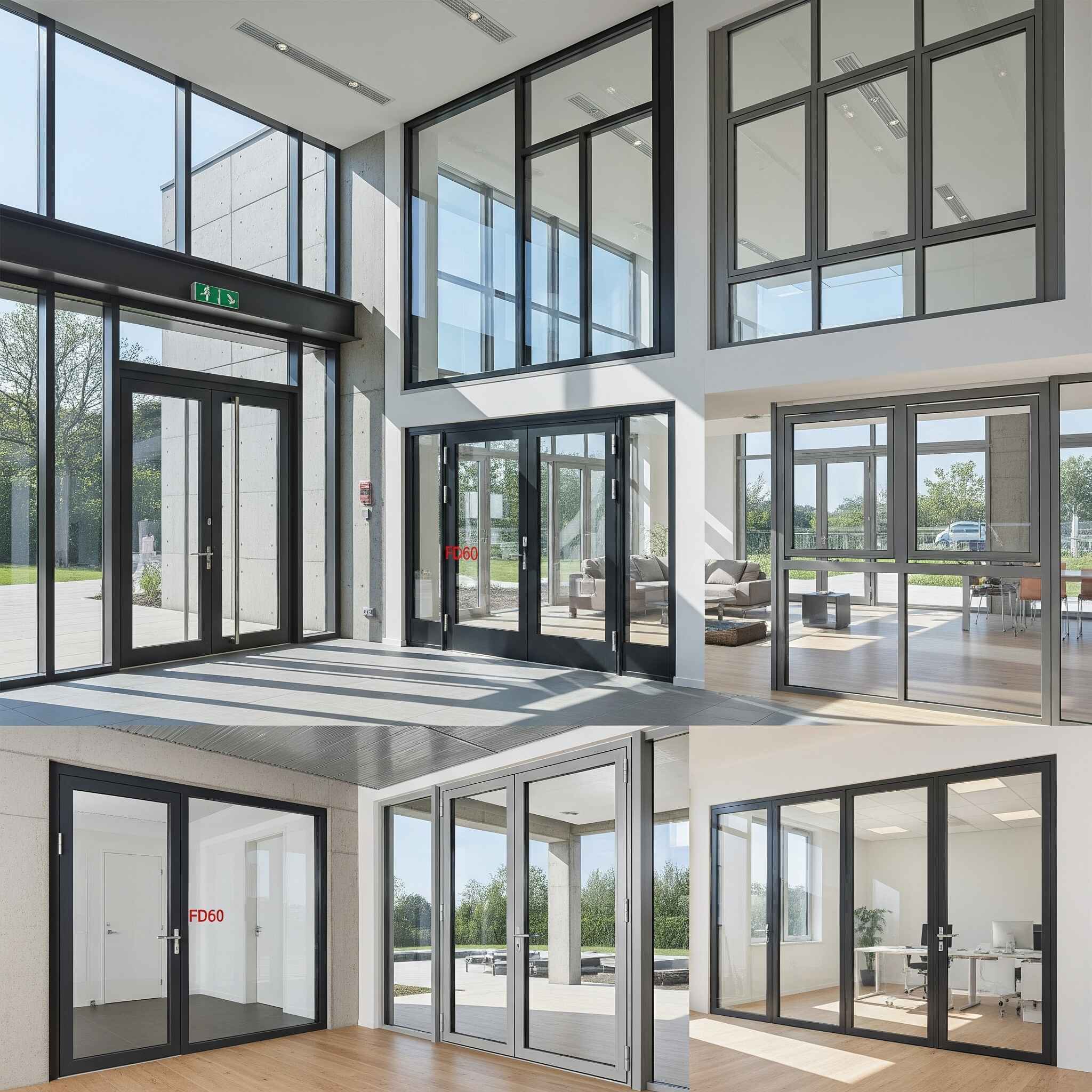 Aluminium Fire & Non-Fire Rated Doors and Windows - Fortis Fire